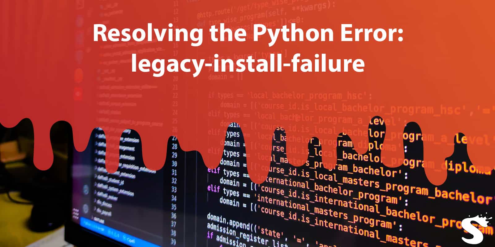 Resolving The Python Error Legacy install failure