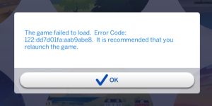 The Sims 4 Error 122:dd7d01fa:aab9abe8 Explained and Fixed